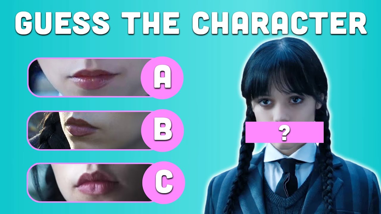 Guess The Wednesday Characters by Their Mouths | Wednesday Quiz - YouTube