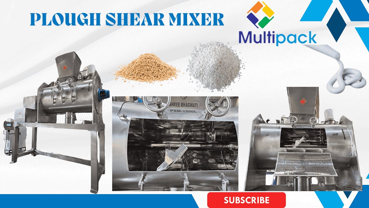 Plough shear mixer , shovel mixer , Mixing machine for pastes and ...