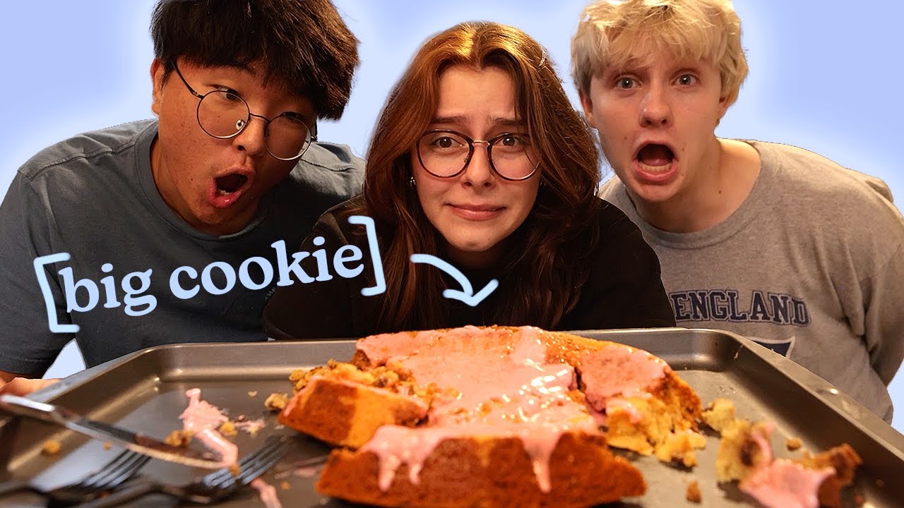 we made a big cookie and filmed it. - YouTube