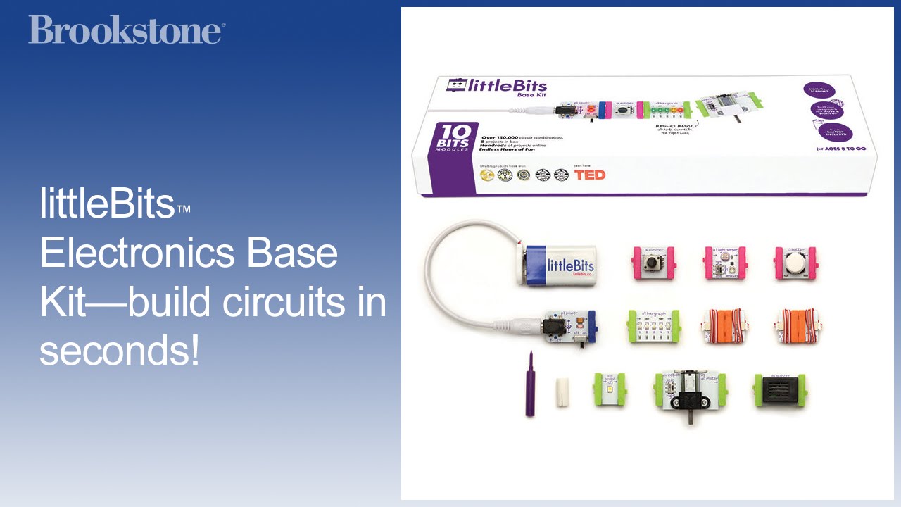 littleBits™ Electronics Base Kit—build circuits in seconds! - YouTube