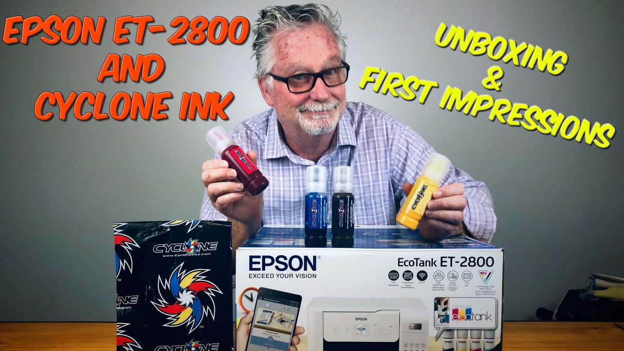 Epson Printer & Cyclone Ink Unboxing and First Impressions - YouTube