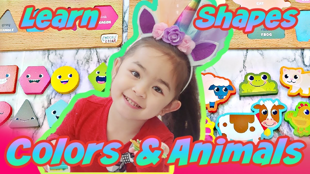 Learn Shapes, Colors and Animals |Toddler Learning | Educational Videos ...