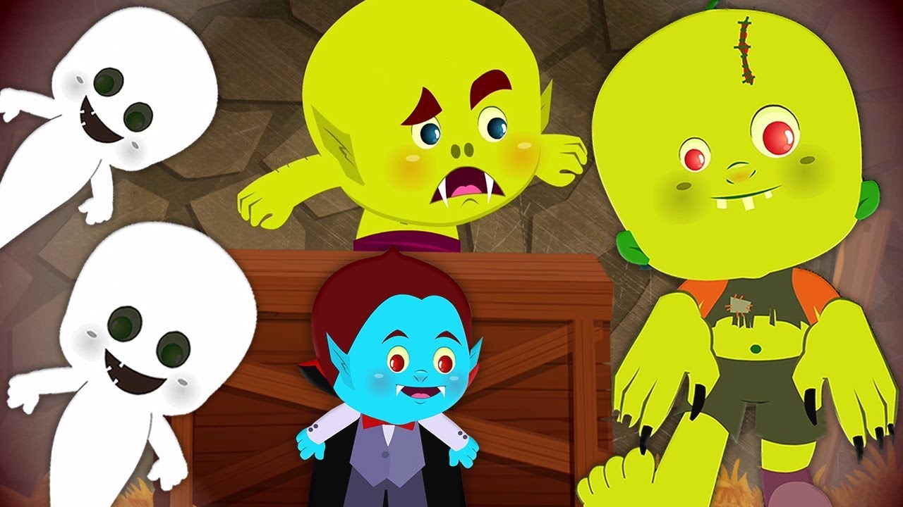 un pequeño zombie | rimas en español | 1 Little Zombie | Kids Channel ...