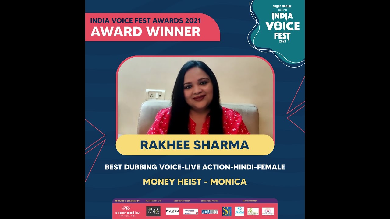 Rakhee Sharma - Winner of India Voice Fest Awards 2021 - YouTube