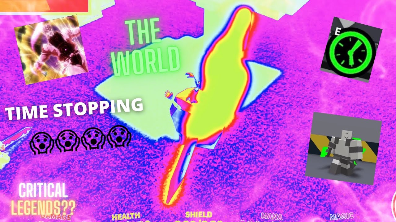 SHOWCASING *TIME STOP* ABILITY IN CRITICAL LEGENDS!! 😱😱😱 - YouTube