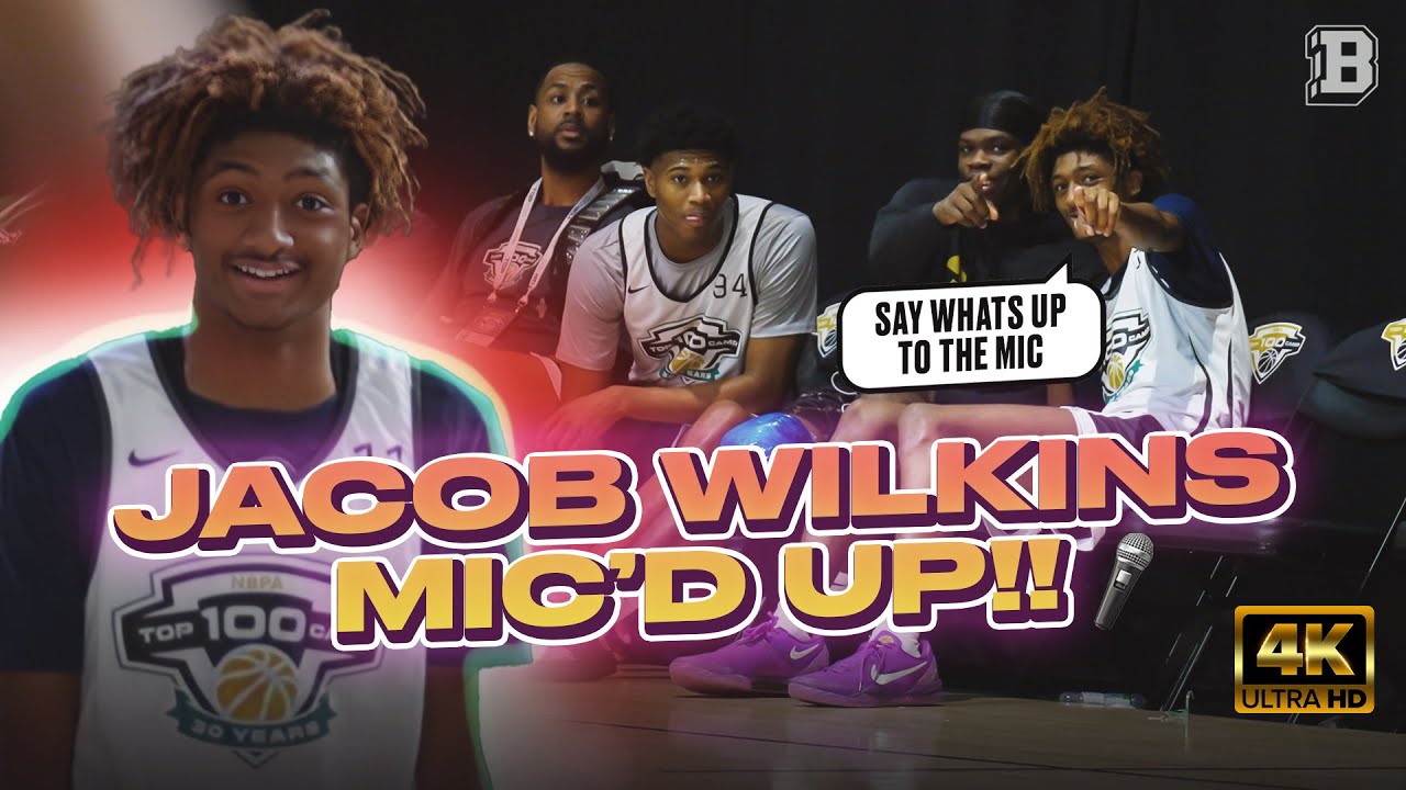 We mic'd up Jacob Wilkins, the son of Dominique Wilkins! | Bounciest ...