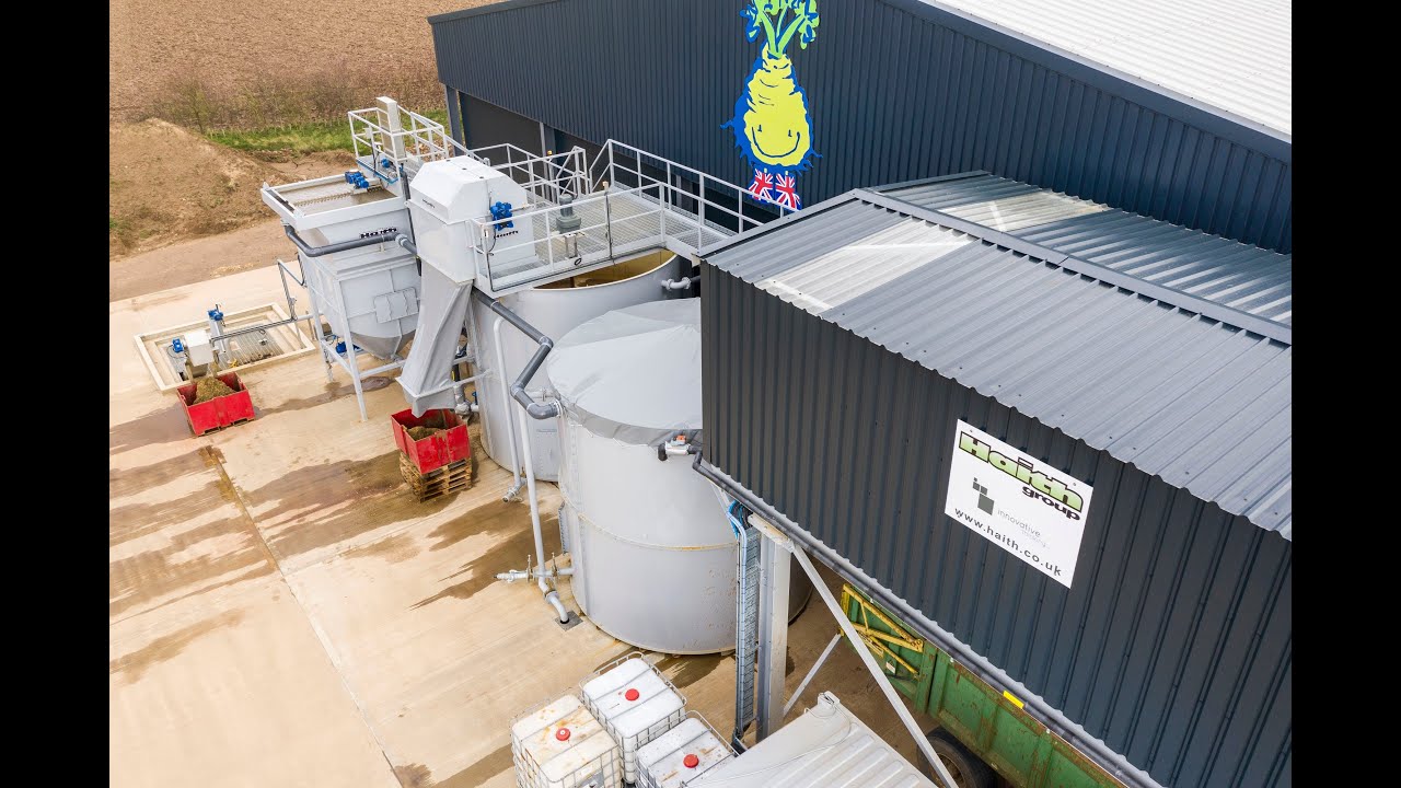 Haith Group - Celeriac Washing & Water Treatment System - YouTube