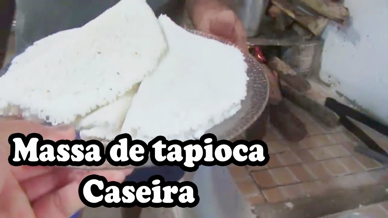 FAZENDO TAPIOCA A PARTIR DA MACAXEIRA - YouTube