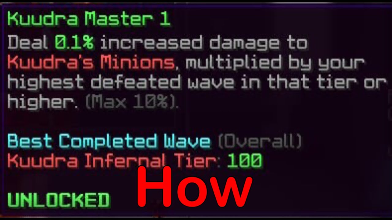 Kuudra 100wave 流程介紹[hypixel skyblock] - YouTube