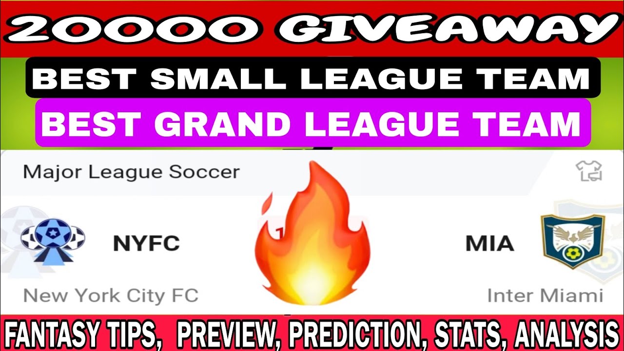 NYFC vs MIA Football Match Dream11 Team | Match Preview, Prediction ...