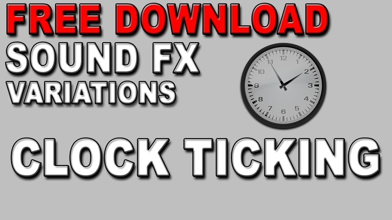 Clock Ticking Sound Effect - YouTube