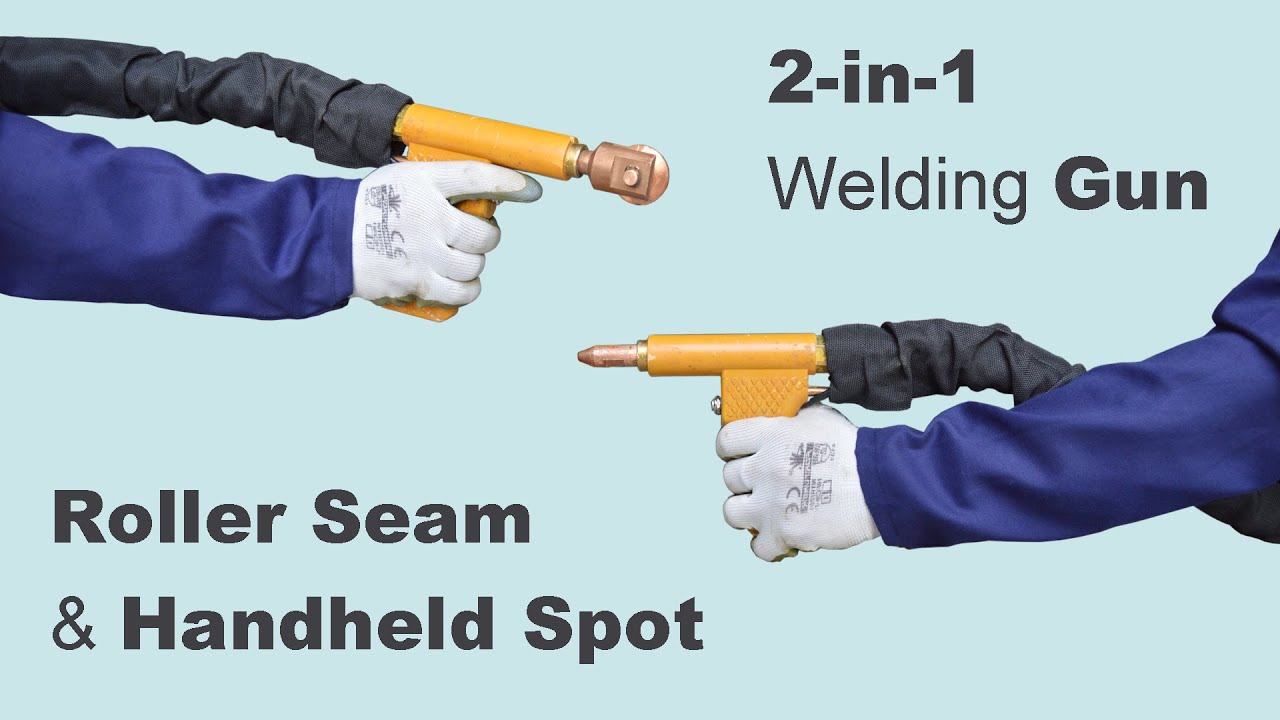 Double the Welding Power: Roller Seam & Handheld Spot Welder Combo ...