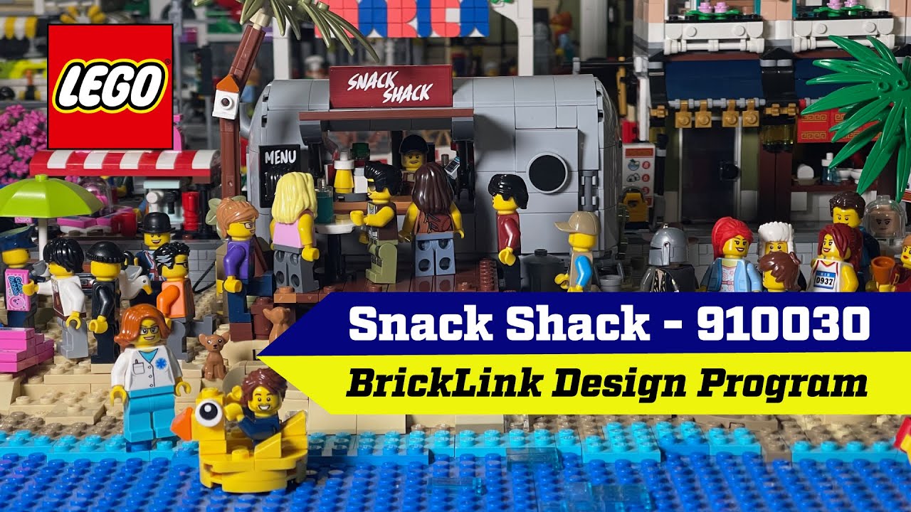 LEGO City Update: Snack Shack 910030 - BrickLink Designer Program - YouTube