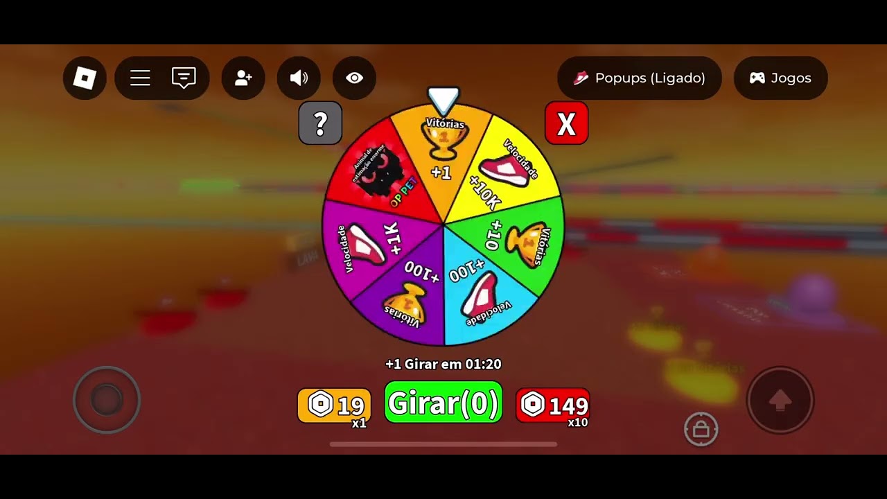 Jogando Roblox pat 3 (a cada passo +1 velocidade) - YouTube