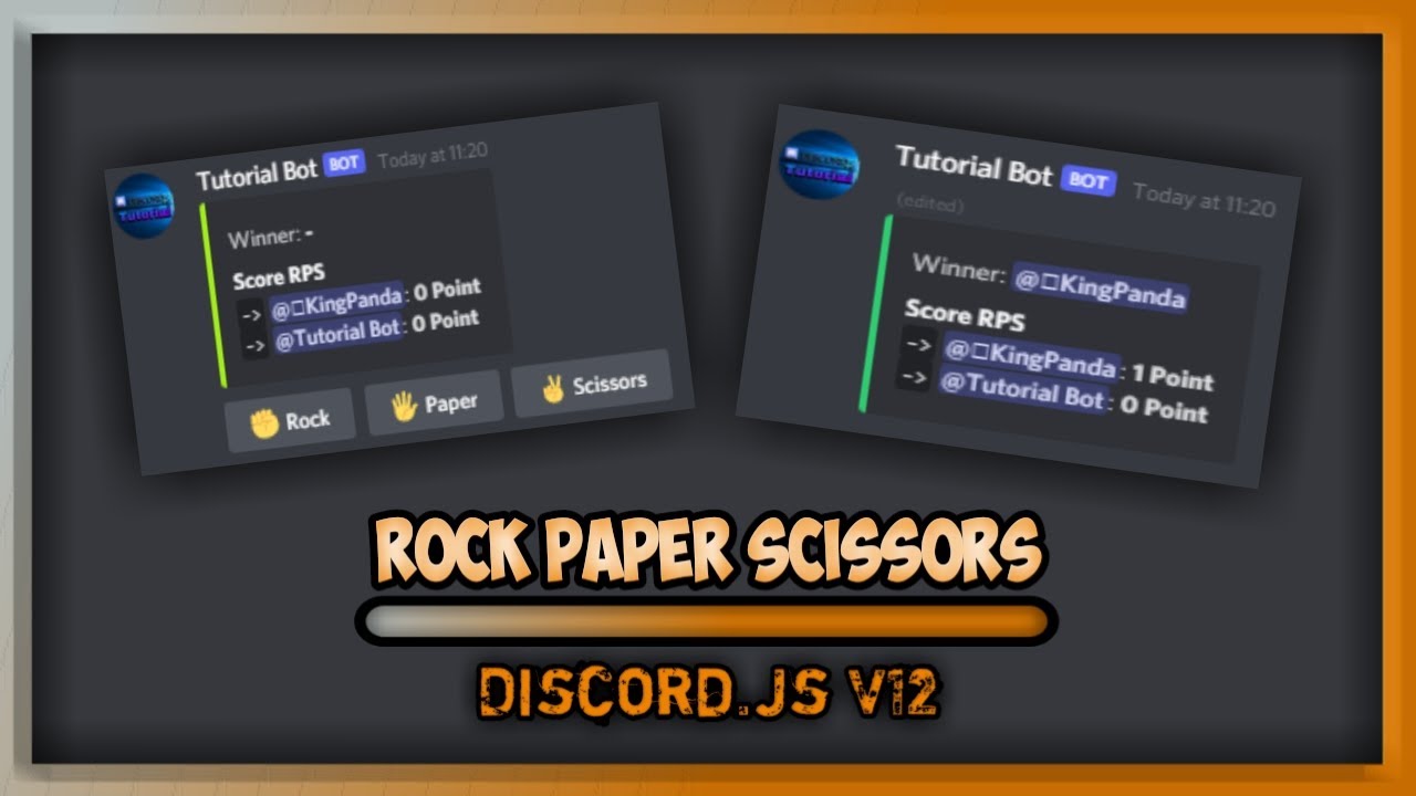 How To Make Bot Discord Rock Paper Scissors Command 10 Youtube