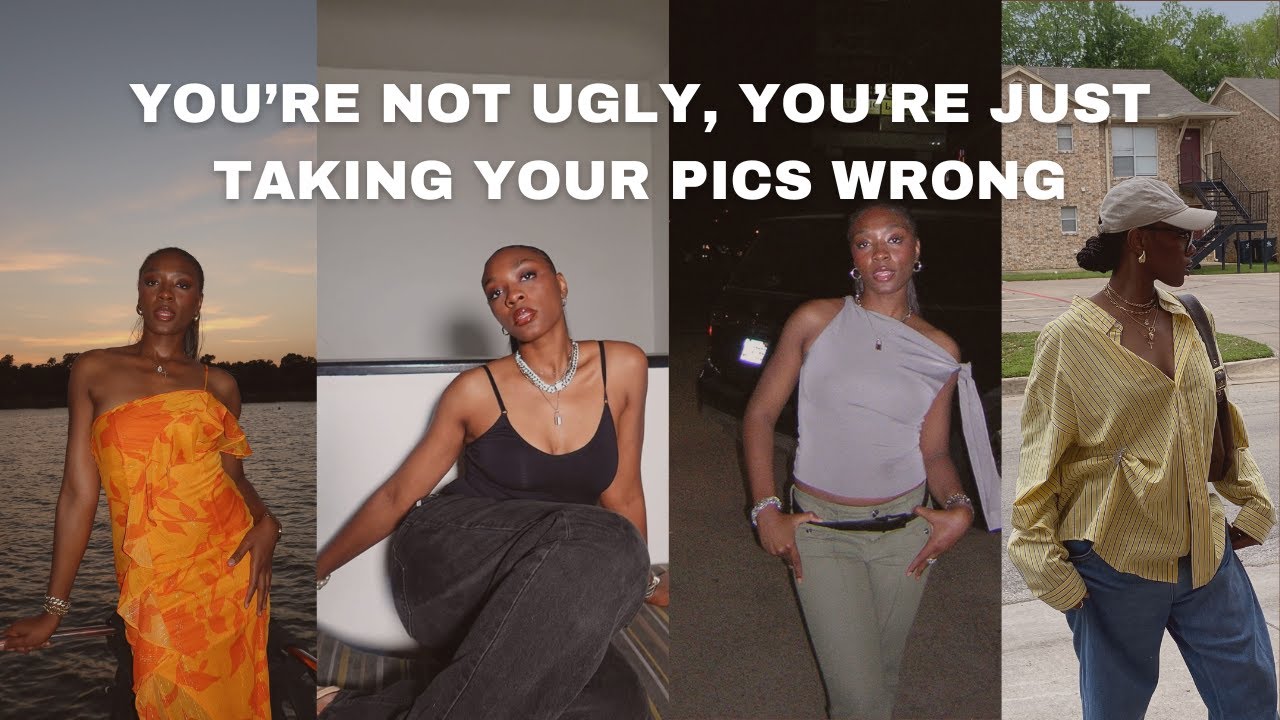 how to take better pictures, from a fellow unphotogenic girlie - YouTube