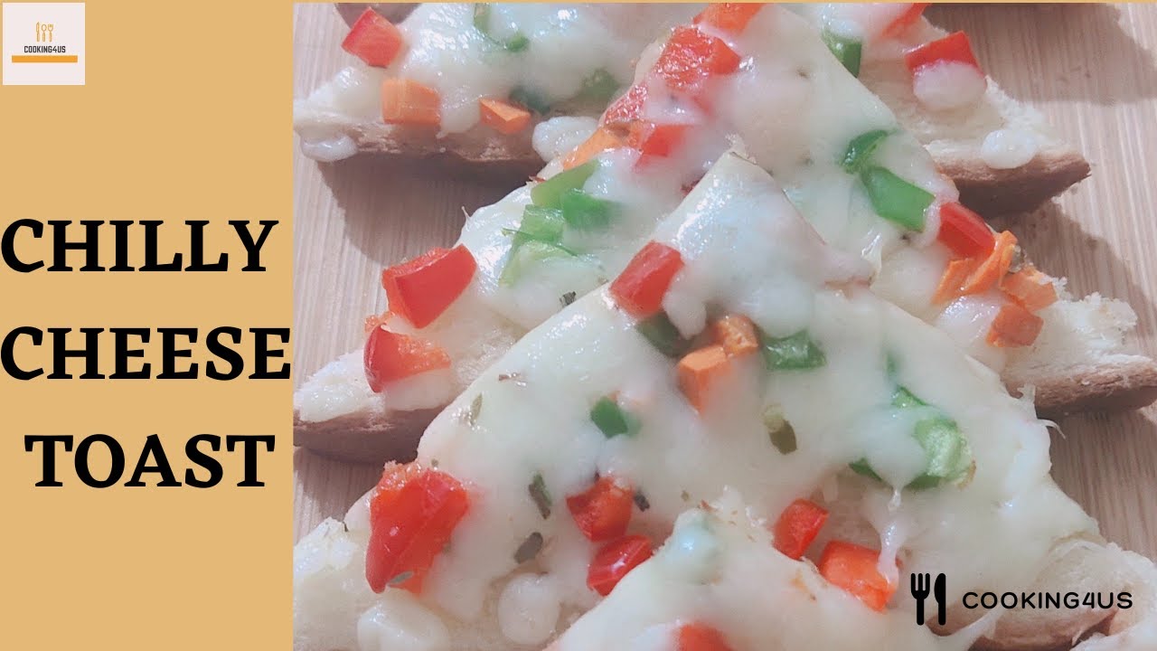 Chilly Cheese Toast | Quick and easy snack Recipe | Bread Recipes - YouTube