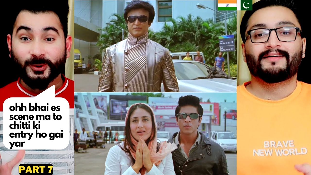 Ra One Movie Scene Part 7 Reaction | Chitti Entry Scene | Airport Fight ...