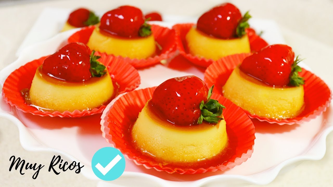 MINI FLANES DE QUESO CREMA RIQUÍSIMOS 🍮 Para tu mesa de postres ...