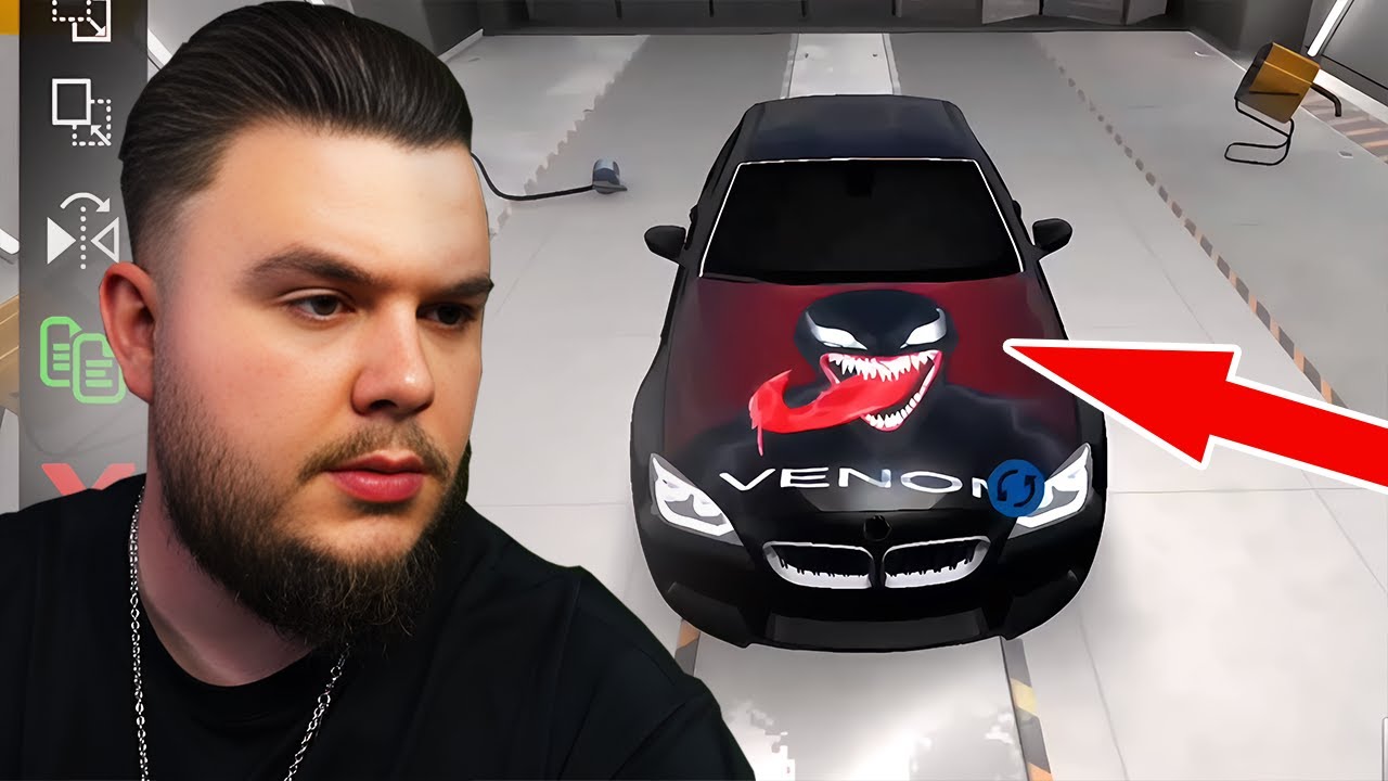 Cum sa faci Venom design pe Car Parking Multiplayer | How to make venom design tutorial - YouTube