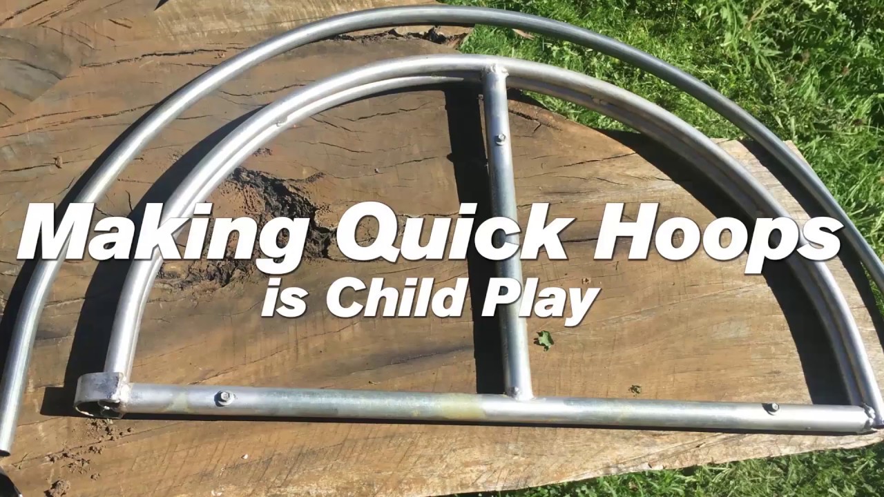 Making Quick Hoops is Child Play - YouTube