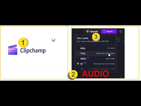 How to Export Clipchamp as audio - YouTube