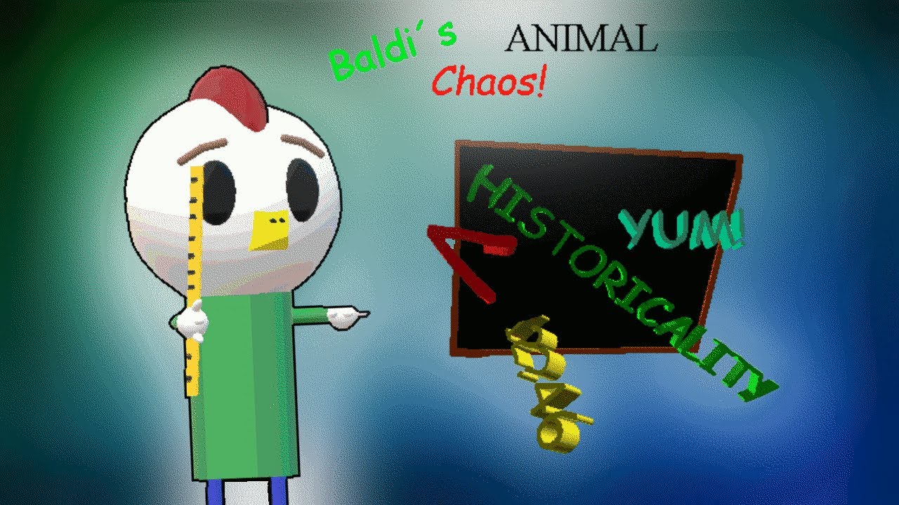 Baldi Turns into a chicken? / Baldi´s Animal Chaos - YouTube