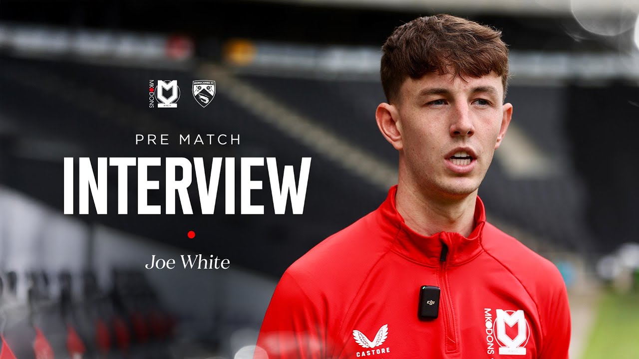 INTERVIEW: Joe White's Morecambe preview - YouTube