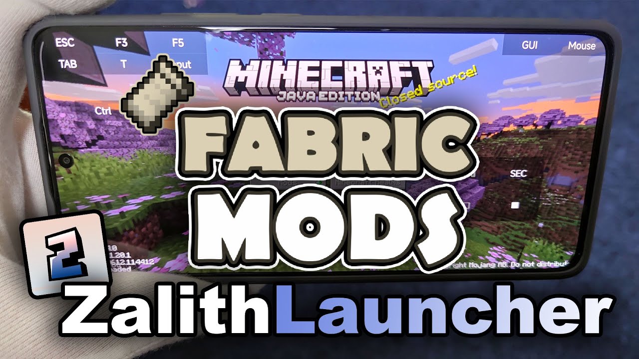 Fabric Mods On Android For Beginners Java Minecraft Using Zalith Launcher - YouTube