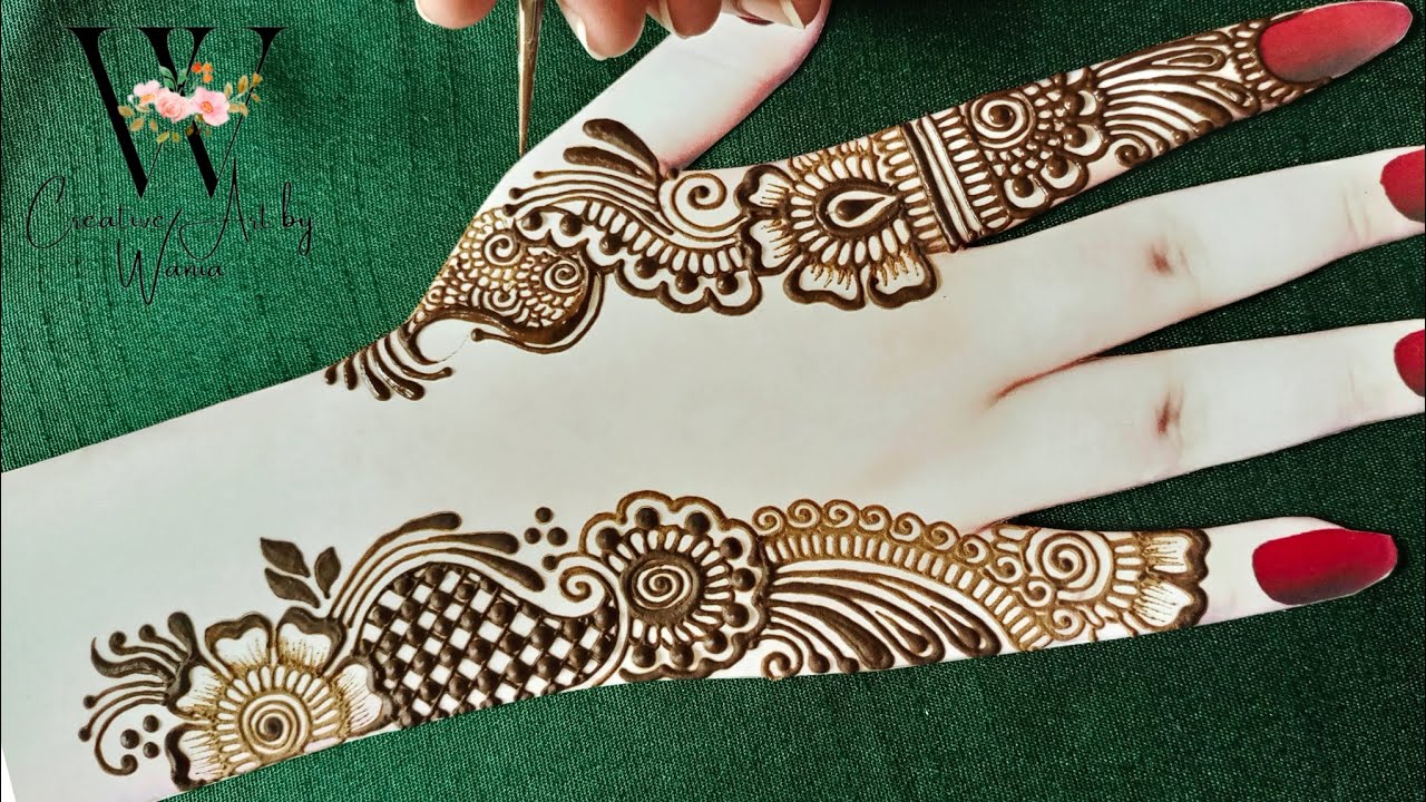mehndi bail designs for hand | mehndi designs back side | back hand ...