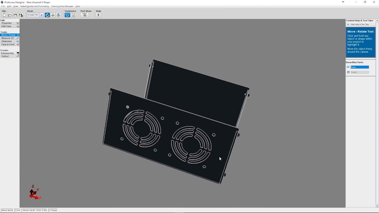 How to Use the Locking Feature in Protocase Designer - YouTube