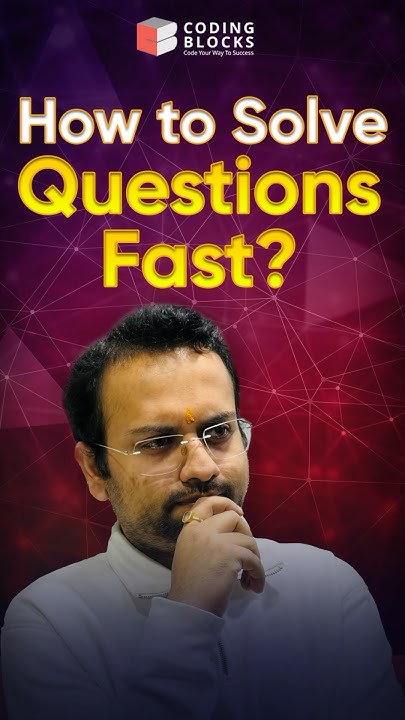 Kartik Bhaiya's guide on how to Improve Problem-Solving Skills! #code #codingblocks #placements ...