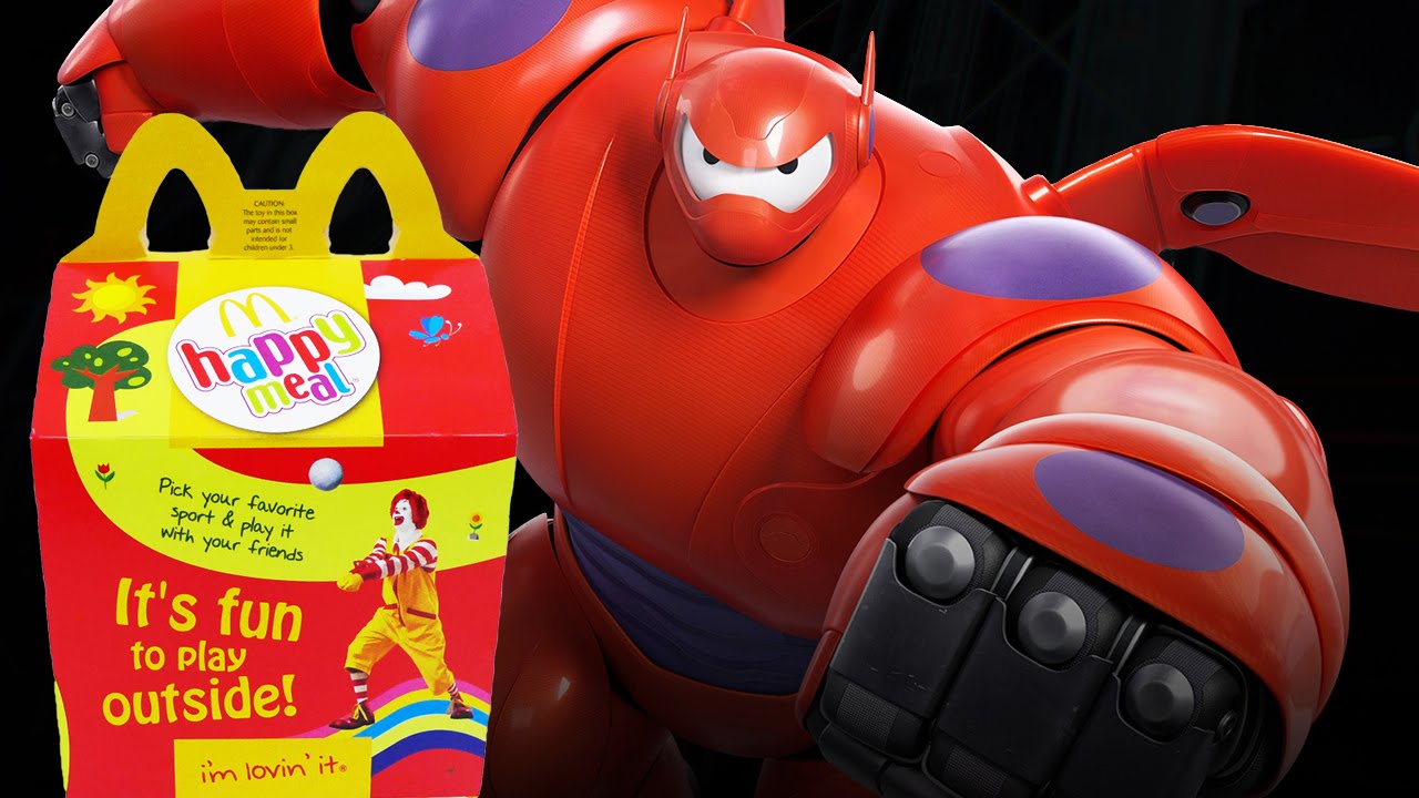 Big Hero 6 Happy Meal Surprise Toys Baymax Hiro Go go Tomago Wasabi ...