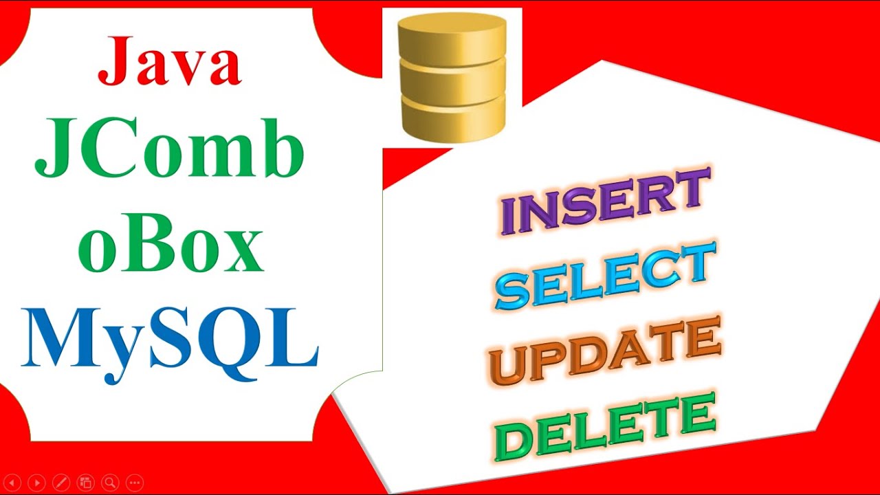 Java Jcombobox Mysql Database Insert Select Update Delete Full Youtube