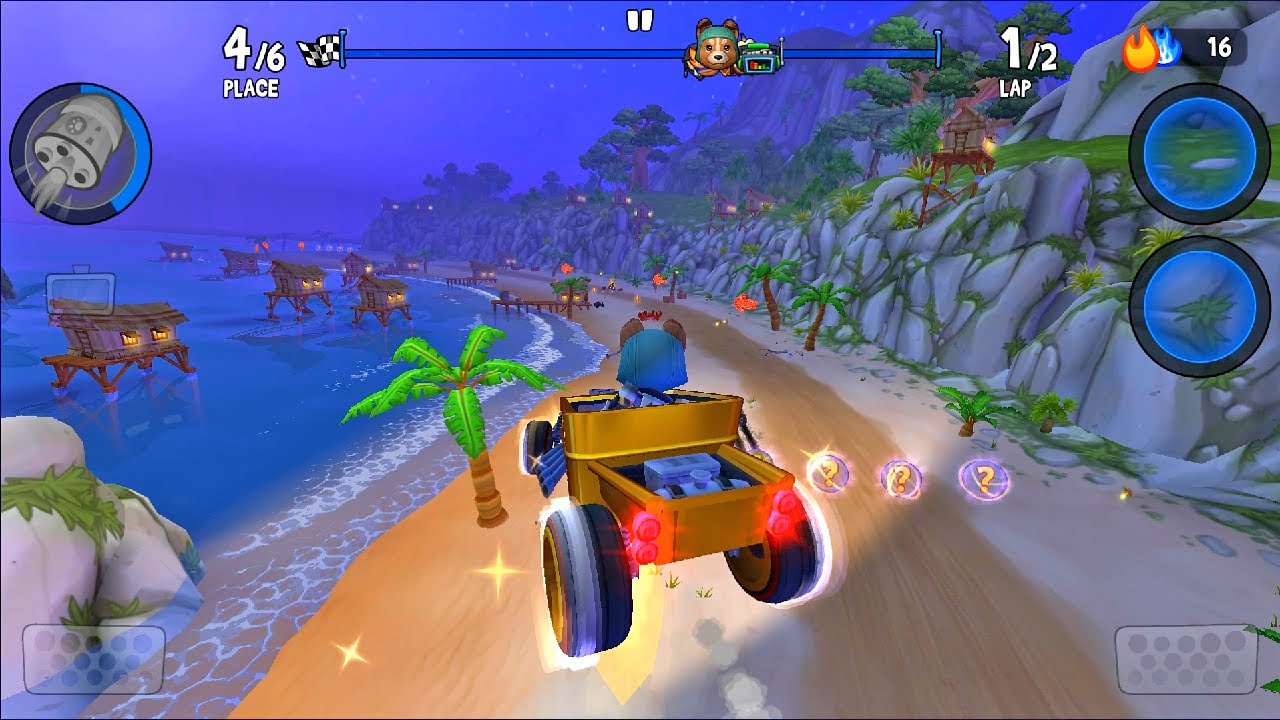 Bone Shaker nova Game Play | Beach Buggy Racing 2 - YouTube