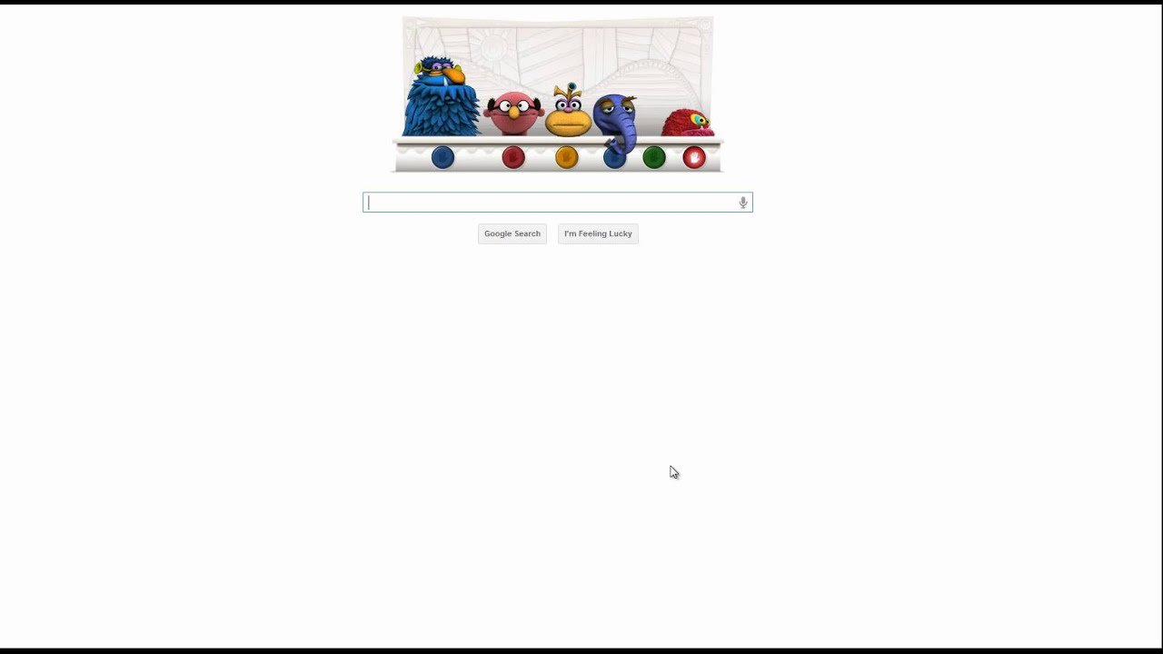 Google Doodle Muppet Attack! - YouTube