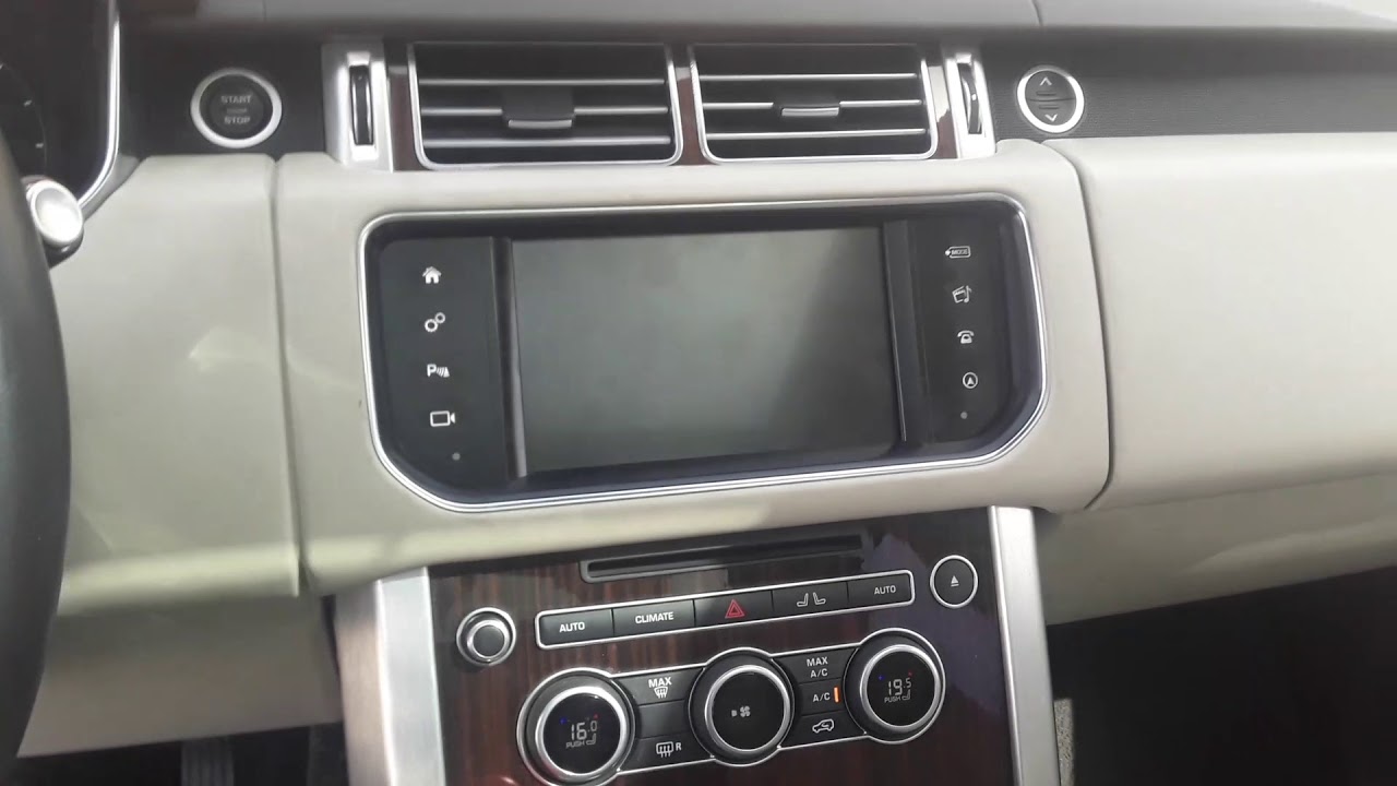 Range rover located camera control unit - YouTube