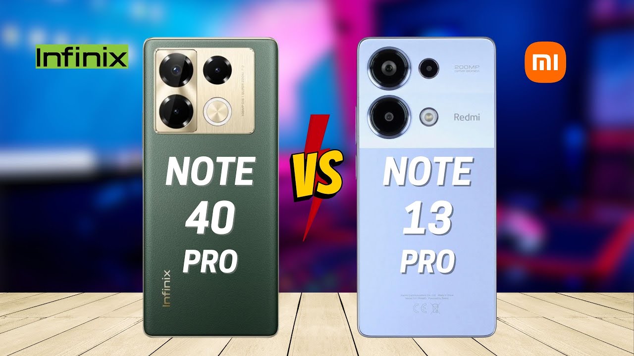 Infinix Note 40 Pro 4G vs Redmi Note 13 Pro 4G - YouTube