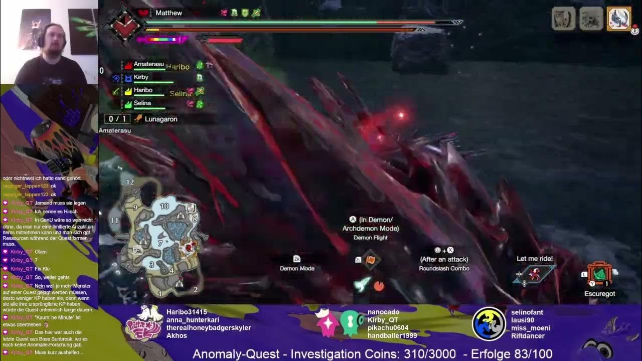 Monster Hunter Rise - Anomaly Research: Lunagaron - Part 373 - YouTube