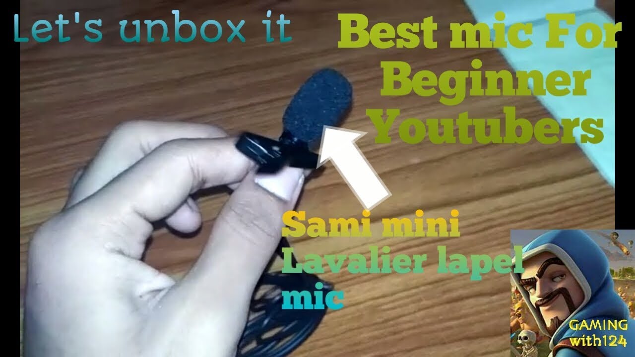 Best mic For beginner Youtubers|Sami mini Lavalier lapel mic|IN Hindi ...