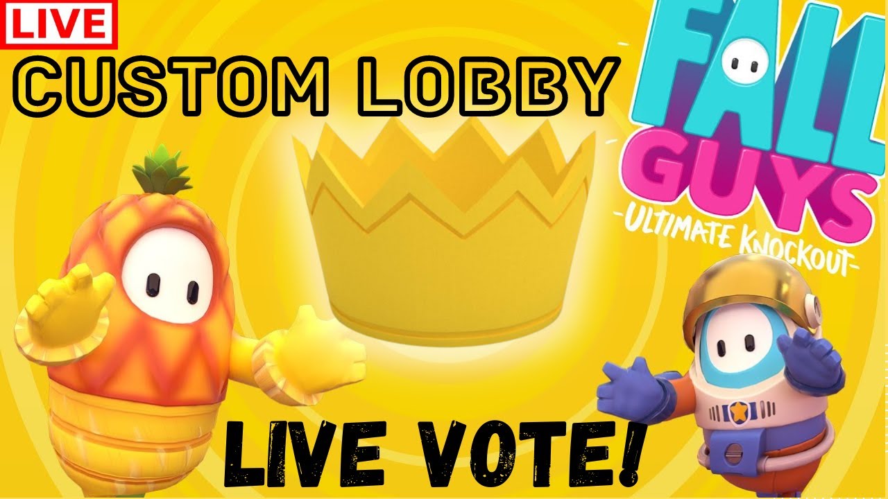 [LIVE] Fall Guys Custom Matches with Viewers/Friends Open Votes - Join ...