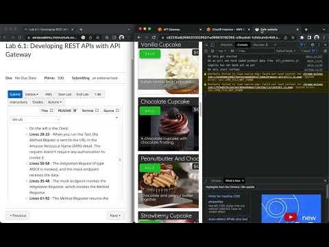 AWS Academy Cloud Developing Lab 6.1: Developing REST APIs with API Gateway - YouTube