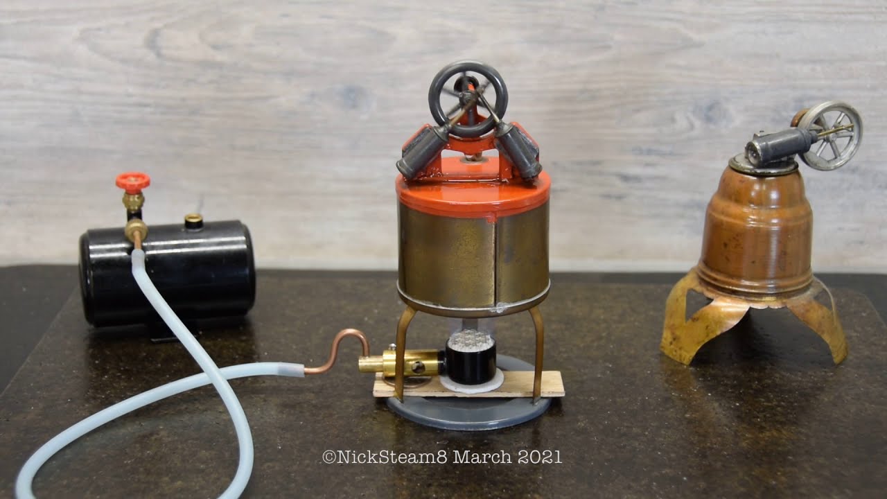 Replica Buckman Twin Toy Steam Engine - YouTube