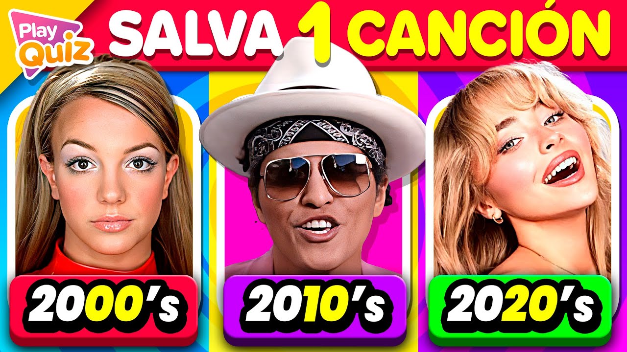 Salva 1 Canción del 2000 Vs 2010 Vs 2020 🎸🔊🤔 ¿Qué Canción Prefieres ...