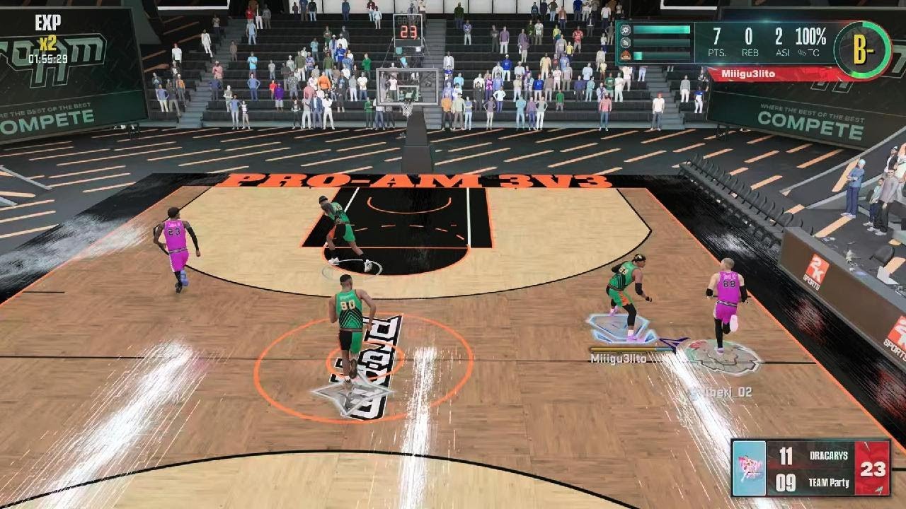 NBA 2K23 3v3 proam - YouTube