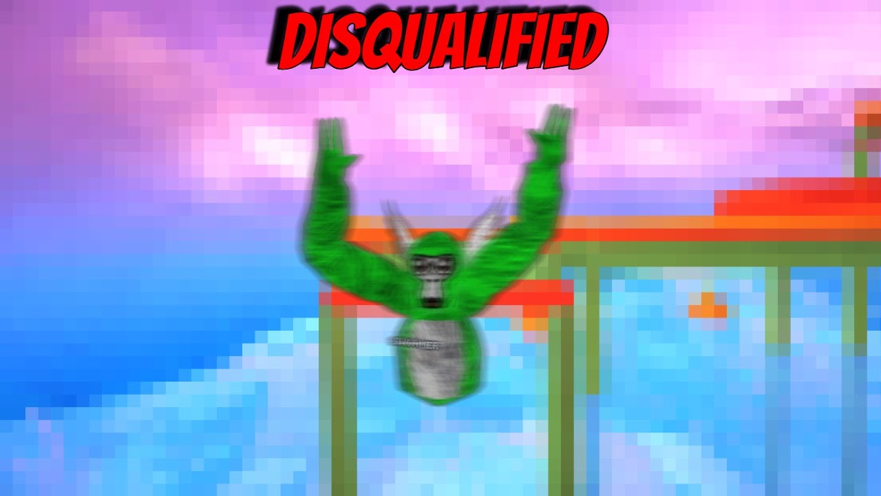 Gorilla tag added fall guys! - YouTube