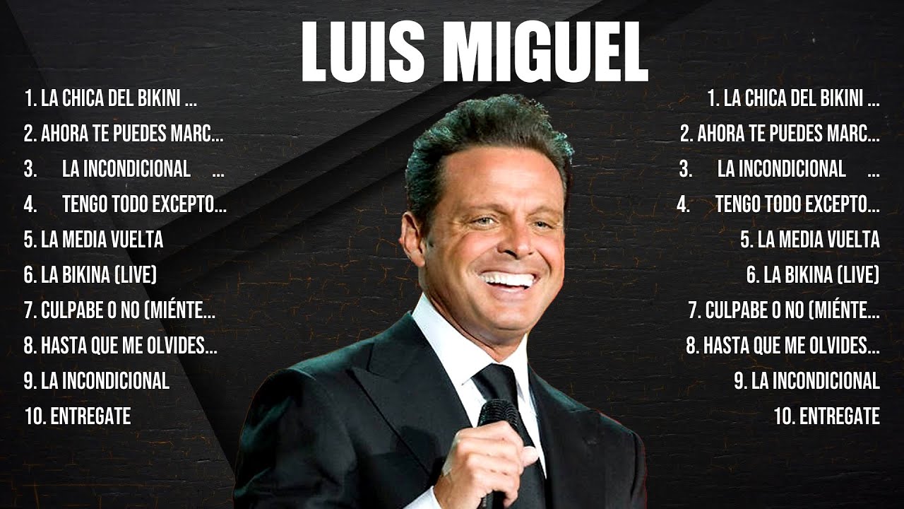 Top Hits Luis Miguel 2024 ~ Mejor E r o s R a m a z z o t t i lista de ...