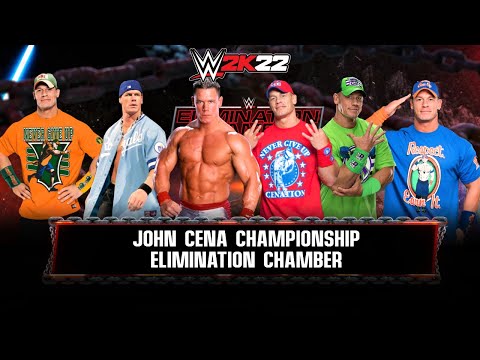 Elimination Chamber but ONLY JOHN CENA! Gameplay #7 | WWE2K22 | 4K