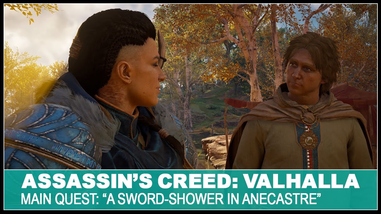 Assassin's Creed: Valhalla Campaign | Main Quest: "A Sword-Shower in Anecastre" - YouTube