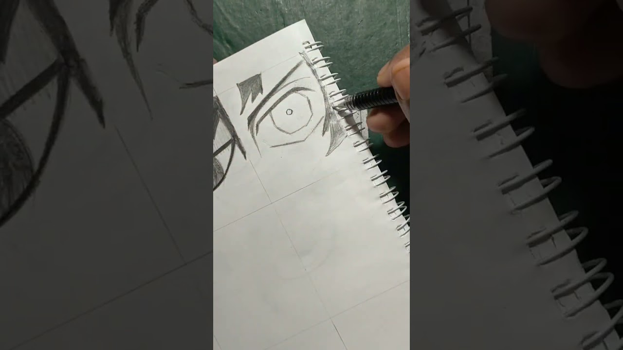 Tanjiro Kamado eyes, Demon Slayer (Kimetsu No Yaiba) / Easy anime eye ...